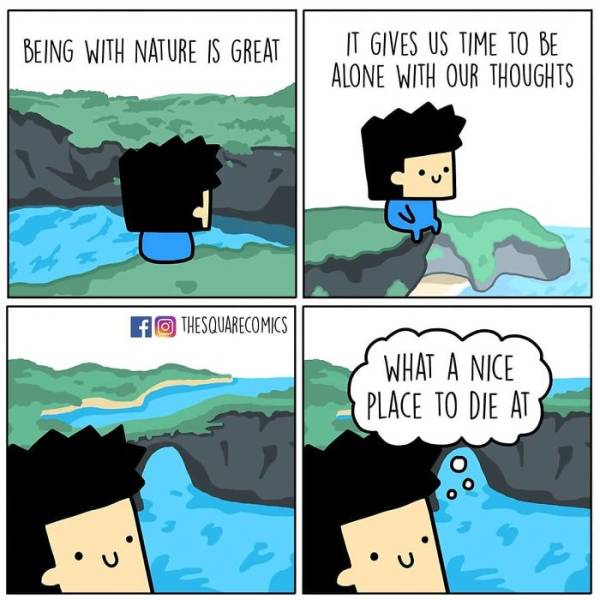 “The Square Comics” Are Perfect For The Lovers Of Dark Humor (30 pics) - Izismile.com