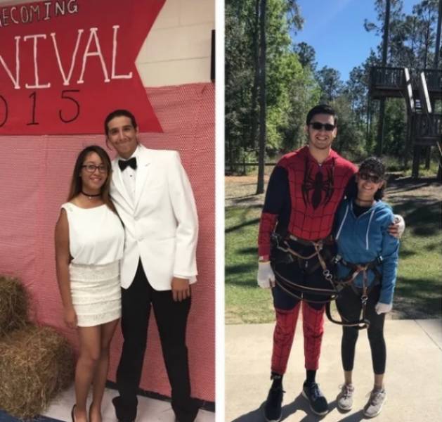 Couples Compare Their Current Photos To Their High School Photos (22 ...