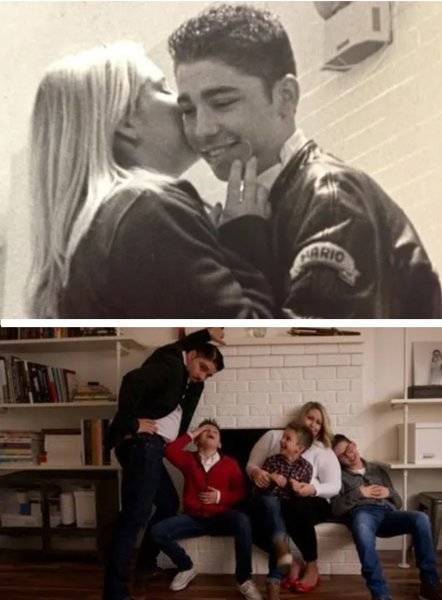 Couples Compare Their Current Photos To Their High School Photos (22 ...