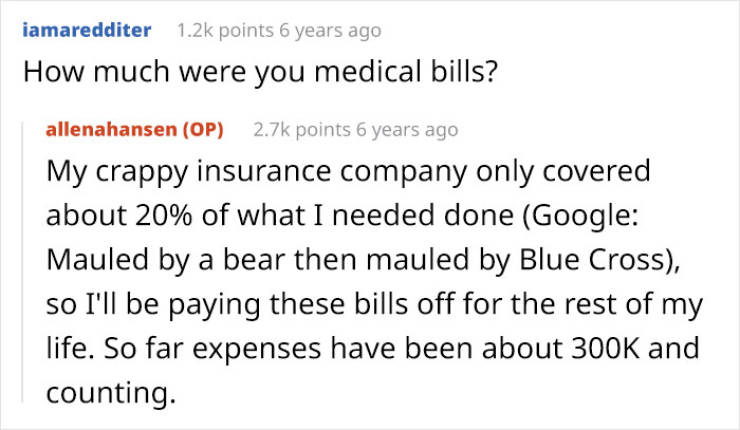 Woman Gets Mauled By A Bear, Struggles To Get Her Health Insurance (15 ...