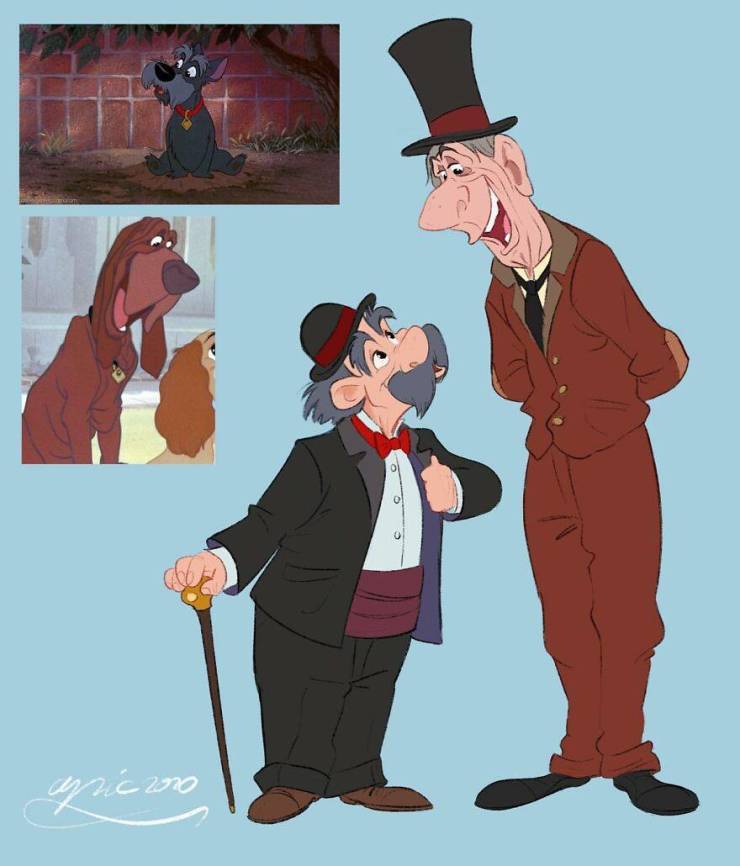 Disney Animal Characters Get Turned Into Humans And Humans Into Animals ...
