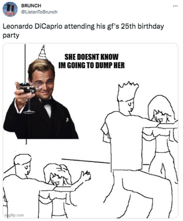 Leonardo DiCaprio Breaks Up With Yet Another 25-Year-Old, And The Memes ...