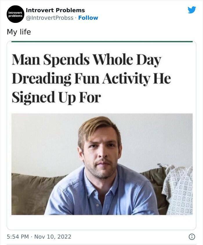 Hilarious Memes That Capture The Struggles Of Being An Introvert (30 ...