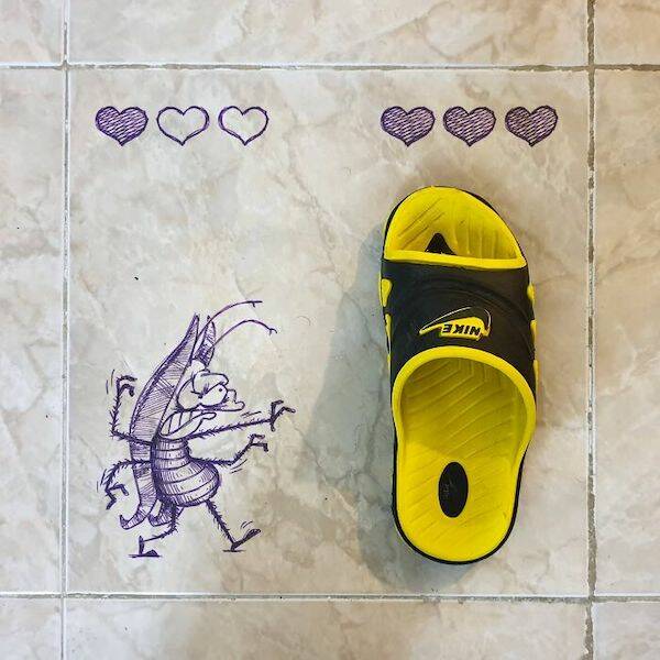 Ingenious Artistry: When Real Life Intersects With Illustrated Worlds ...