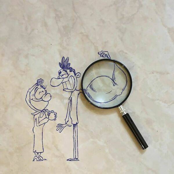 Ingenious Artistry: When Real Life Intersects With Illustrated Worlds ...