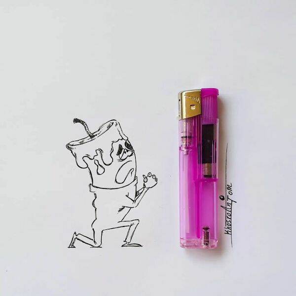 Ingenious Artistry: When Real Life Intersects With Illustrated Worlds ...