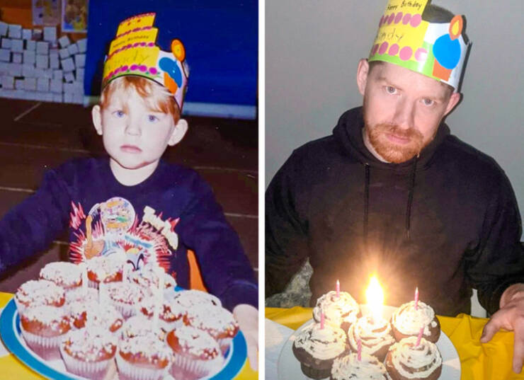 From Past To Present: People Recreate Old Pics To Relive Their Happiest ...