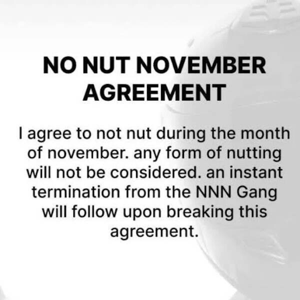 The Funniest ‘No Nut November’ Memes To Get You Through The Month (29 ...