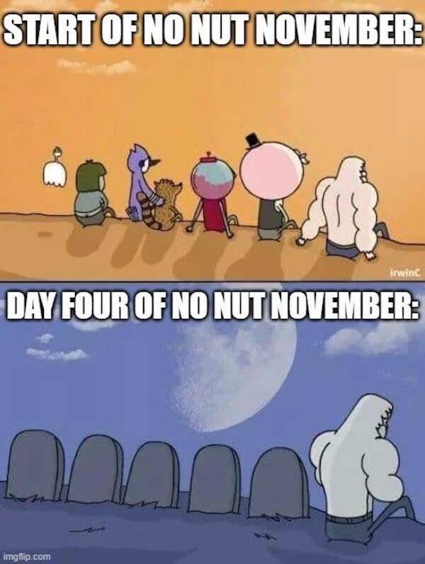 The Funniest ‘No Nut November’ Memes To Get You Through The Month (29 ...