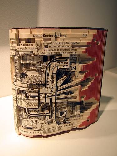 “Book autopsies” - 3 dimensional book art by Brian Dettmer (10 pics ...
