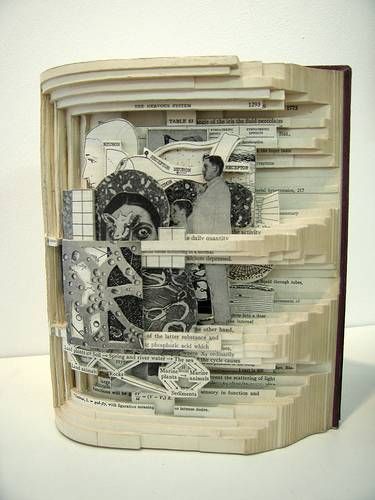 “Book autopsies” - 3 dimensional book art by Brian Dettmer (10 pics ...
