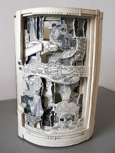“Book autopsies” - 3 dimensional book art by Brian Dettmer (10 pics ...