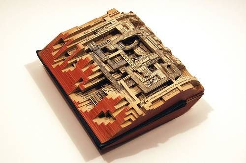 “Book autopsies” - 3 dimensional book art by Brian Dettmer (10 pics ...
