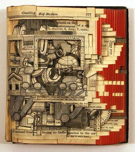 “Book autopsies” - 3 dimensional book art by Brian Dettmer (10 pics ...