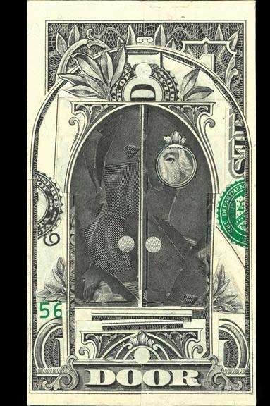 Creative collages of one-dollar bills from Mark Wagner (31 pics ...