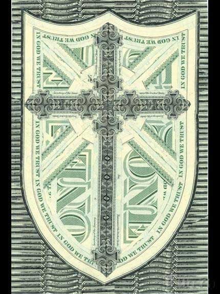 Creative collages of one-dollar bills from Mark Wagner (31 pics ...