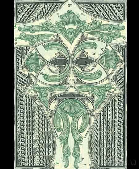 Creative collages of one-dollar bills from Mark Wagner (31 pics ...