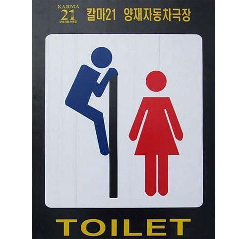 Humorous and unclear toilet signs or directions (20 pics) - Izismile.com