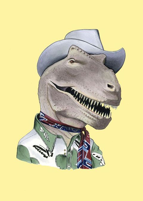 Animal drawn portraits in clothing (18 pics) - Izismile.com