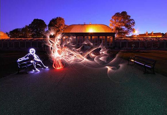 Light graffiti (7 pics) - Izismile.com