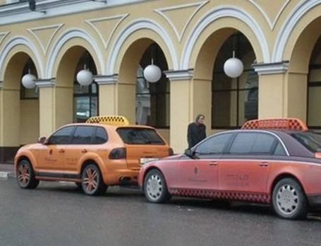 Interesting taxi cabs. Personally, I have never seen something like ...