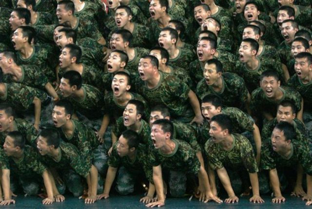 Funny Chinese soldiers (12 pics) - Izismile.com