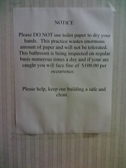 Funny notes left for people sharing the same space! (44 pics ...