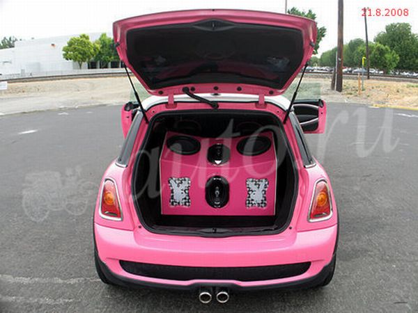 Pink Mini Cooper limo (6 pics) - Izismile.com