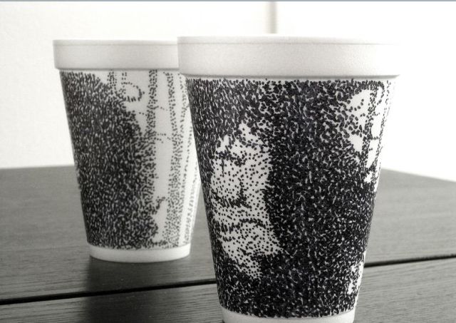 Amazing Sharpie Art On Styrofoam Cups 79 Pics 1 Video Izismile