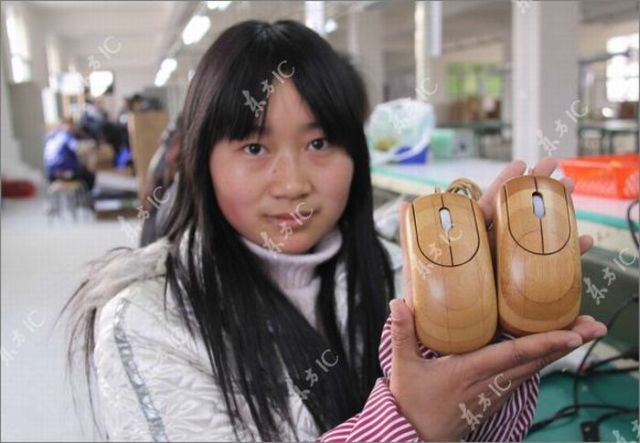 Chinese Bamboo PC Mice and Keyboards (15 pics) - Izismile.com