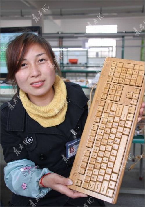 Chinese Bamboo PC Mice and Keyboards (15 pics) - Izismile.com