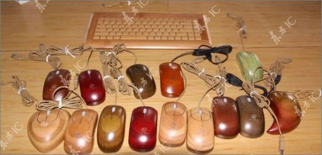 Chinese Bamboo PC Mice and Keyboards (15 pics) - Izismile.com