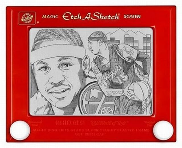 Amazing Etch A Sketch Drawings (27 pics) - Izismile.com