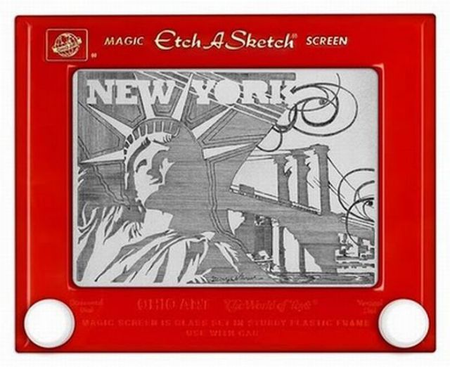 Amazing Etch A Sketch Drawings (27 pics) - Izismile.com
