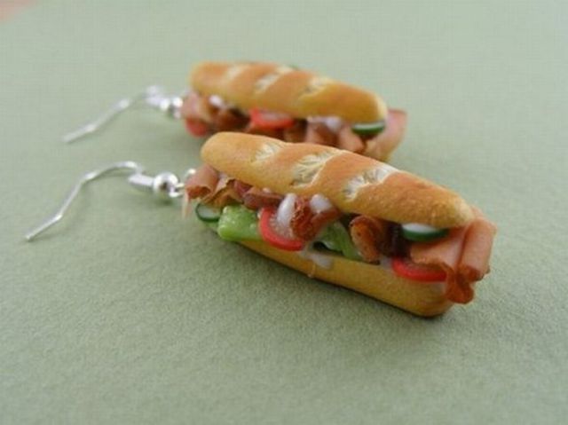 Earrings and Pendants in the Form of Food (33 pics) - Izismile.com