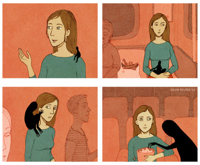 Illustrative Cartoon Images Capture the Essence of Depression (24 pics ...