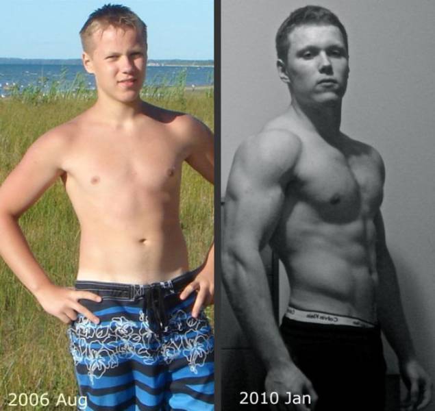 Skinny Guys Transform Their Bodies into Muscle Machines (32 pics ...