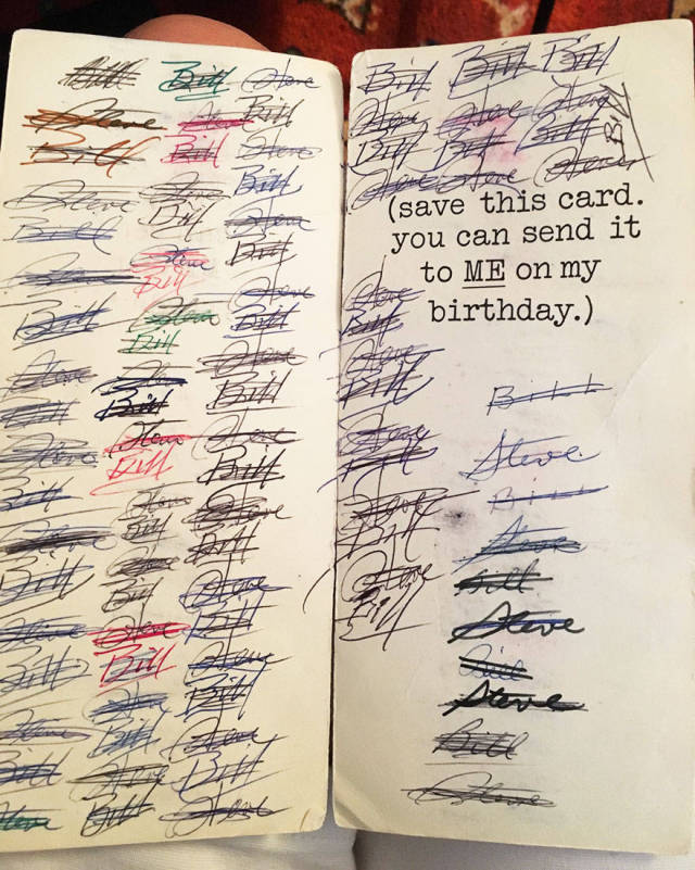 How To Use The Same Birthday Card For Almost 50 Years (2 pics ...