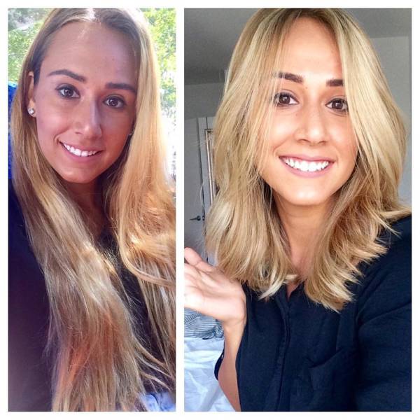 Before And After Photos Of How A Simple Hairdo Can Totally Transform A ...